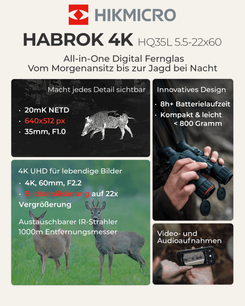Hikmicro Habrok 4K HQ35L - Jagdspezi
